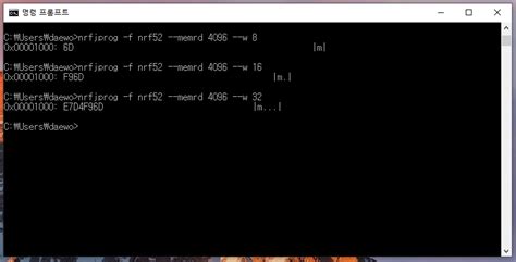 Nrf5 Sdk 11 Nrfjprog 명령을 이용한 메모리 참조 임베디드 개발장이 ~ Dannys Embedded Dev Log