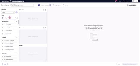 Report Builder Create A New Report Datarails