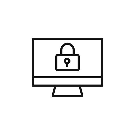 Iot Security Logo Sign Outline 47589315 Vector Art At Vecteezy