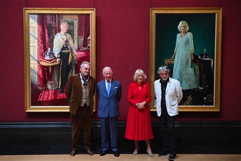 Le roi Charles III et la reine Camilla dévoilent leur portrait de couronnement à la National Gallery
