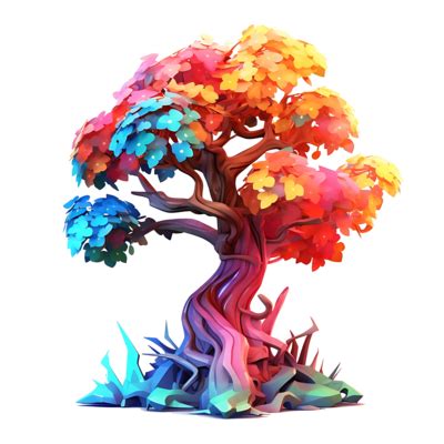Colorful Tree Pngs For Free Download