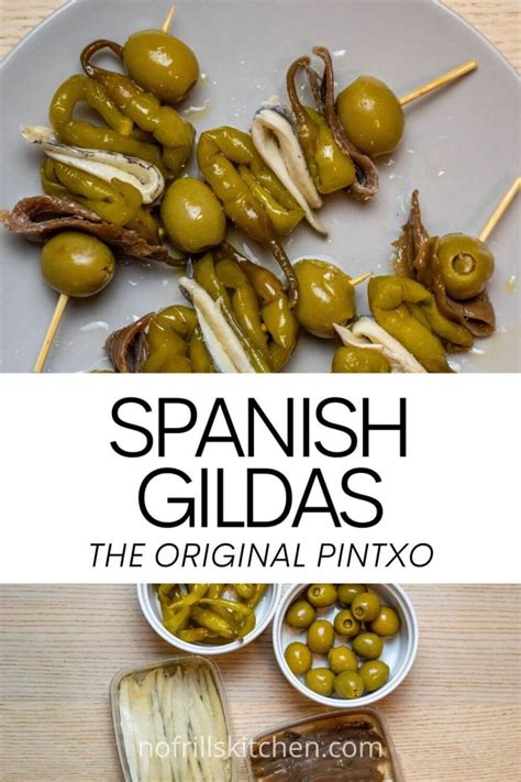 Spanish Gildas Recipe The Original Basque Pintxo No Frills Kitchen