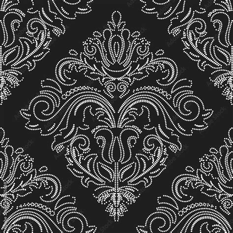 Seamless Damask Vector Background Stock Vector Adobe Stock
