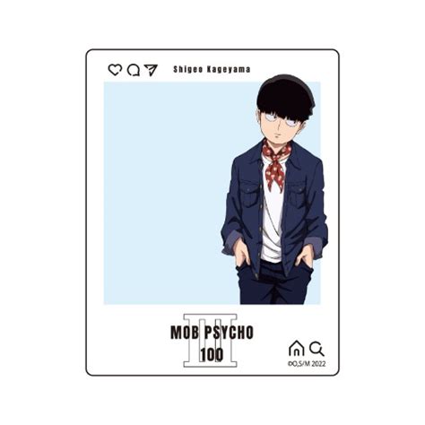 [입고 완료] 모브 사이코 100 A3 아크릴 카드 카게야마 시게오 몹싸 애니 공식 굿즈 도키도키굿즈