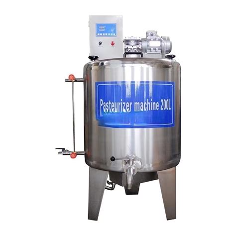 Industrial Gas Honey Juice Batch Pasteurizer High Prod