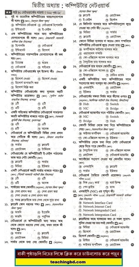Jsc Ict Mcq Question With Answer Chapter 2