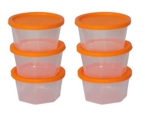 Bkh171 Plastic Container Set 200ml Set Of 6 At Rs 100piece Plastic