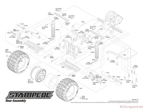 Traxxas Exploded Views Stampede Xl 5 3605 • Rcscrapyard Radio