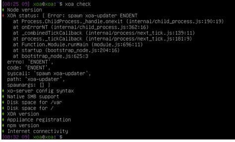 Xoa Updater Service Not Running Xcp Ng And Xo Forum