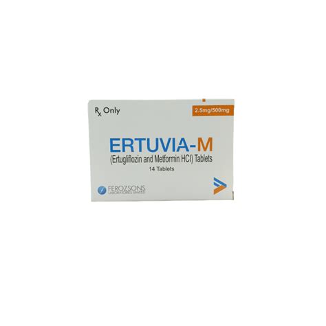 Ertuvia M 25mg 500mg Tablets 14s