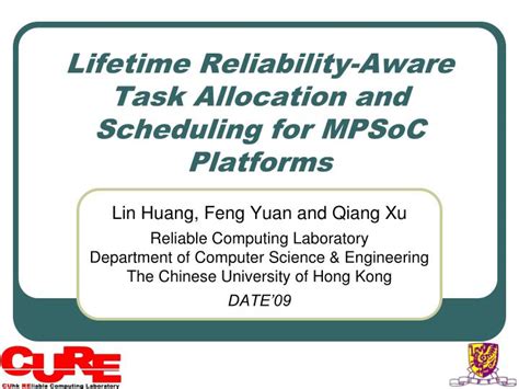 Ppt Lifetime Reliability Aware Task Allocation And Scheduling For