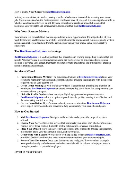 How To Save Your Resume In Pdf Format By Susan Edwards Issuu