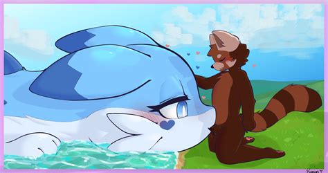 Rule 34 17 9 2024 Ailurid Anthro Back Spikes Blue Body Blue Eyes Blue Fur Blue Markings Blue