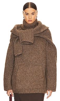 Helsa Janin Sweater In Walnut Revolve