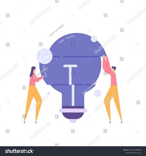 Concept Development Ideas Brainstorming Teamwork Solutions Stock Vector Royalty Free