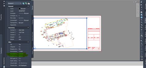 viewport scale r civil3d