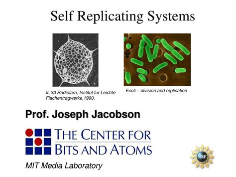 Ppt Advancements In Self Replicating Systems For Complex Engineering