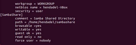 how to setup samba file sharing server on ubuntu linux