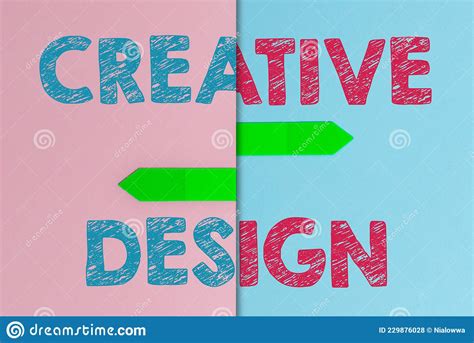 Text Showing Inspiration Creative Design Word Written On Subset Of Visual Communication And