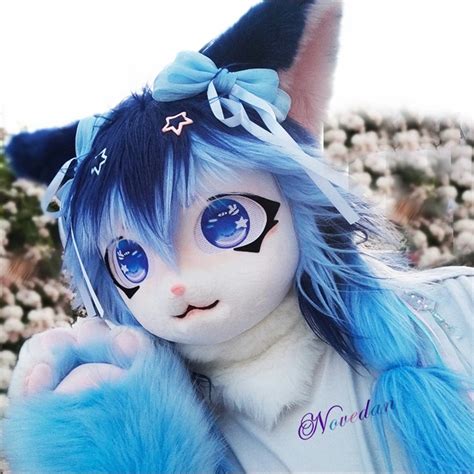 Fursuit Kigurumi Headset Furry Cosplay Costume Head Base Paws Tail