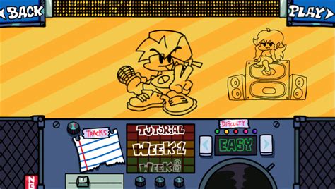 Fnf Week Selection Menu Rework by natermination on Newgrounds