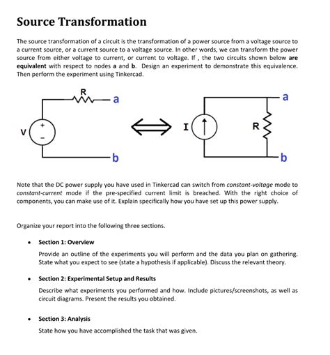Solved Source Transformation The Source Transformation Of A Chegg Com