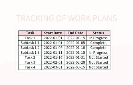 Free Work Tracking Sheet Templates For Google Sheets And Microsoft Excel Slidesdocs