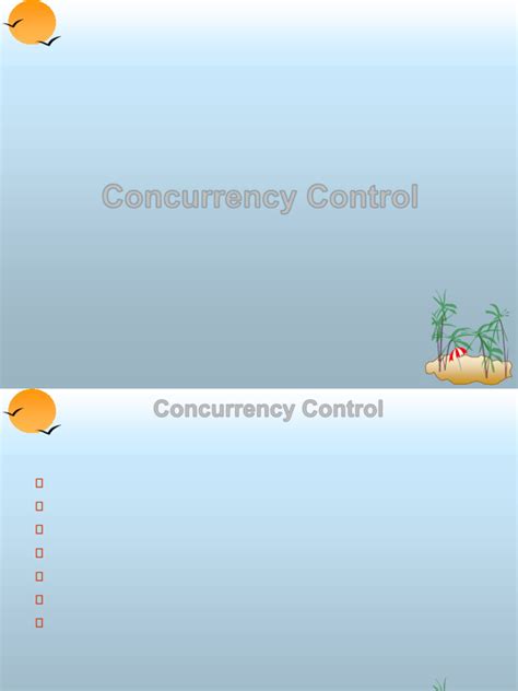 concurrency control pdf