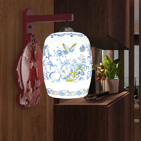 Chinese Style Rustic Wall Sconces Led E27 Ac 90 260v Indoor Lighting