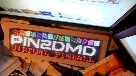 configuration pin2dmd pour séquence rgb youtube