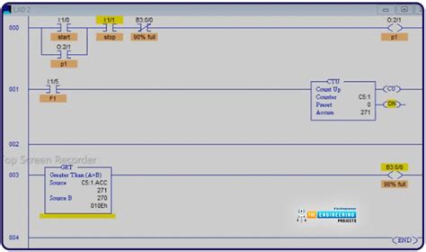 Automatic Batch Mixing Tank With Plc Ladder Logic Programming The Engineering Projects
