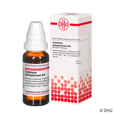 Codeinum Phosphoricum D 4 Dilution 20 Ml Medipolis Intensivshop