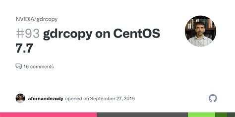 Gdrcopy On CentOS Issue NVIDIA Gdrcopy GitHub