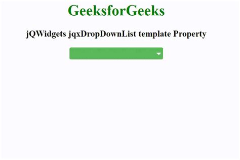 Jqwidgets Jqxdropdownlist 模板属性 码农参考