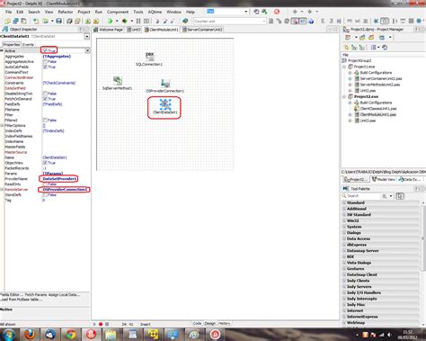 Trabajando con Delphi XE Ejemplo Aplicación con BASE DE DATOS de de capas multihilo con DBX