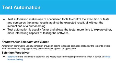test execution ppt