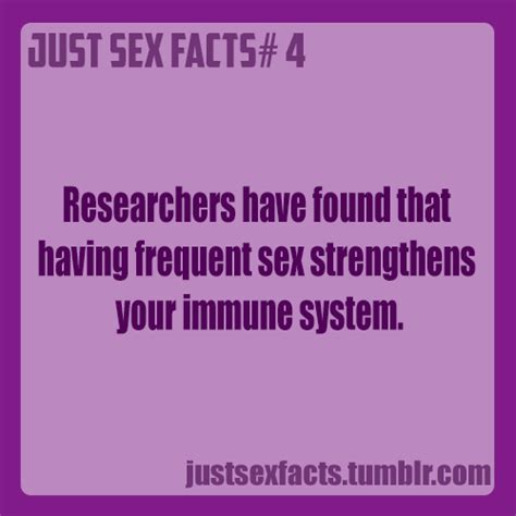 Researchers Have Found That Having Frequent Sex Just Sex Facts