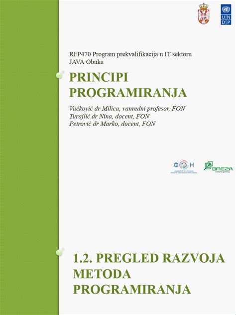 1 2 Pregled Razvoja Metoda Programiranja Pdf