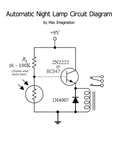 Automatic Night Lamp Circuit Elektor Magazine