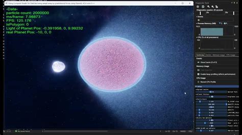 Example Of Atmospheric Particles And Newtonian Physics Using Compute
