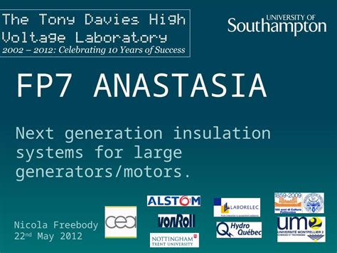 pptx fp7 anastasia next generation insulation systems for large
