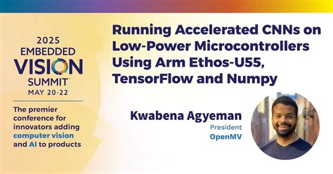 Running Accelerated Cnns On Low Power Microcontrollers Using Arm Ethos U55 Tensorflow And Numpy