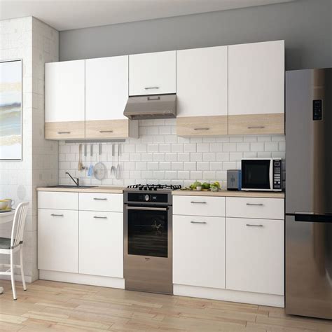 Кухня лея 💛 білий дуб сонома 💛 — ціна 18128 грн у каталозі Меблі для кухні Купити товари для