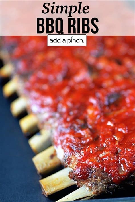 Simple Bbq Ribs Recipe Add A Pinch
