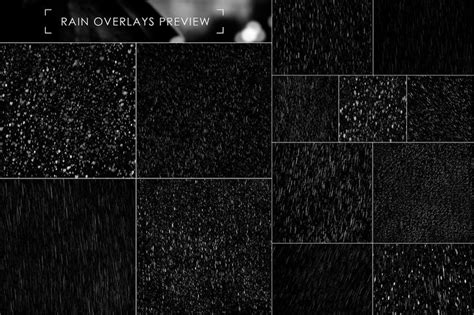 20 realistic rain effect overlays extended commercial use license