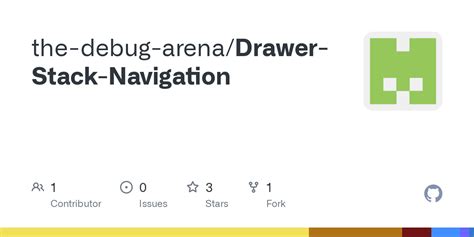 Github The Debug Arenadrawer Stack Navigation