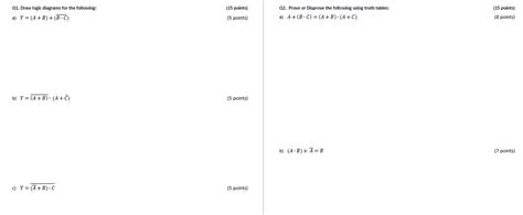 solved 15 points 01 draw logic diagrams for the