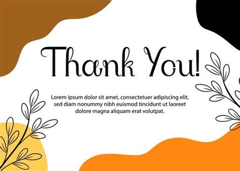Thank You Presentation Vector Art Icons And Graphics For Free Download
