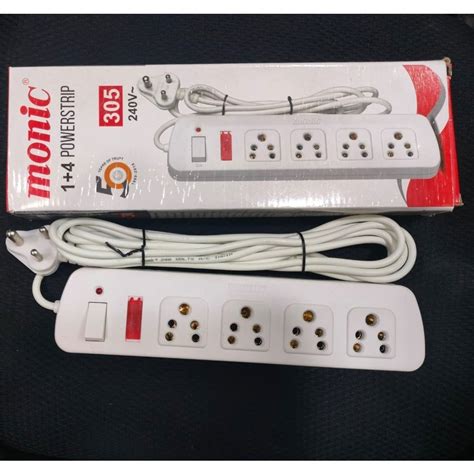 Plastic 4 Pin Monic 14 Power Strip 240 V At ₹ 250piece In Bhopal Id 26930321448
