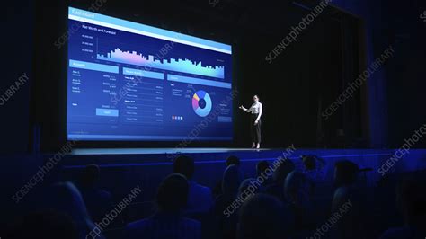 Analyst Giving Presentation Stock Image F0329134 Science Photo